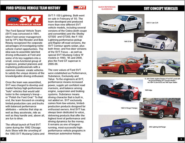 SVT Quick Reference Guidebook 1993-2014 – The SVT Store